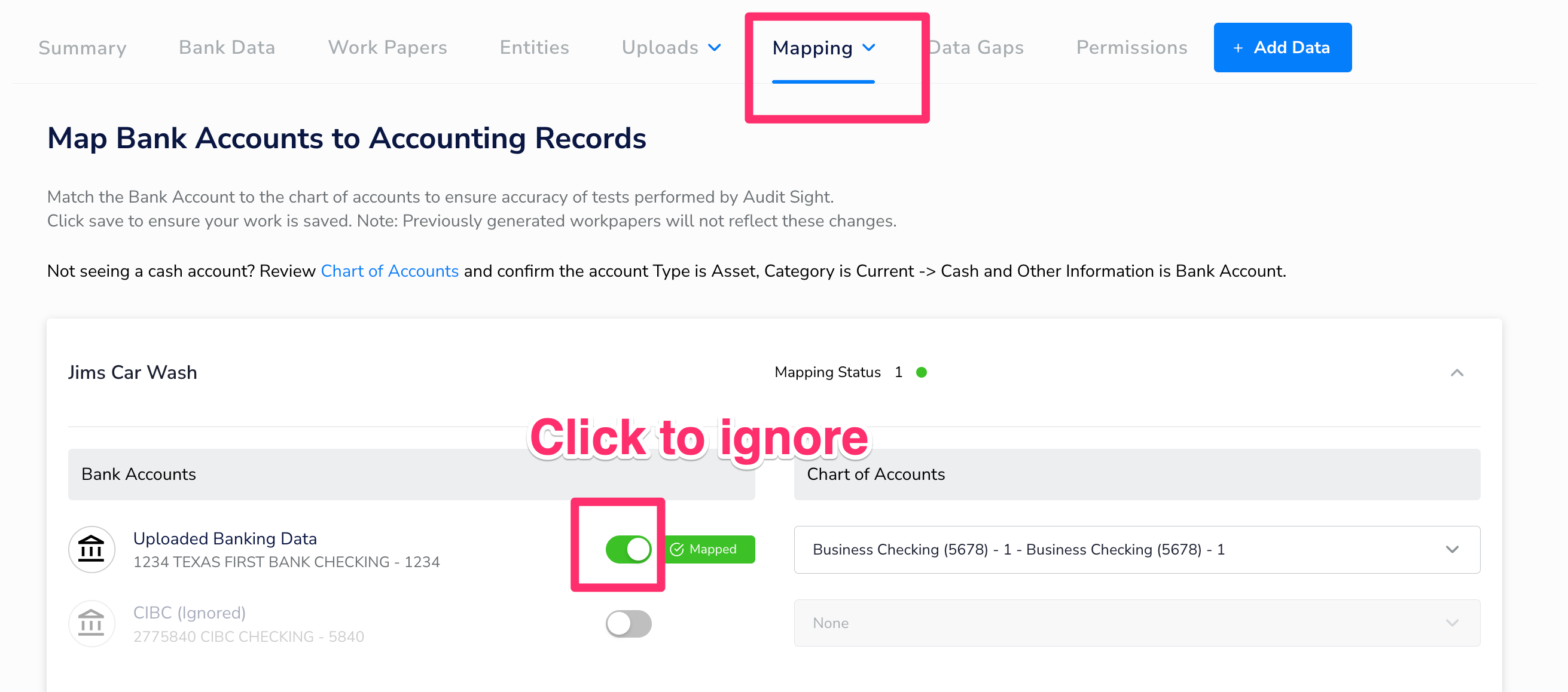 Uploading Foreign Currency Banking Data Using the Audit Sight Template ...